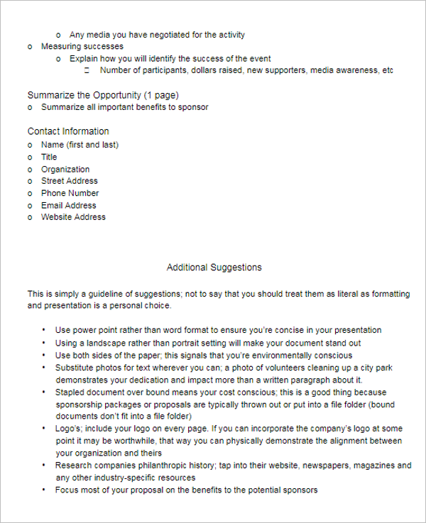 46 Free Grant Proposal Templates Word PDF Samples Formats
