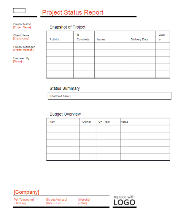 23 Project Report Templates Free Word PDF PPT Excel Samples