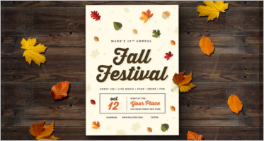 46+ Fall Flyer Templates Free PSD, Word Design Ideas