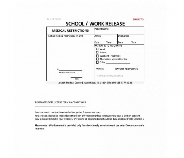 37+ Doctors Note Template Free PDF, Word Examples