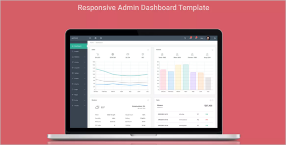 Responsive Bootstrap Dashboard Template - Creative Templates