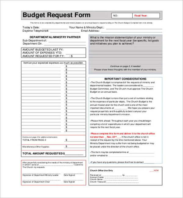 11 Church Budget Templates Free PDF Excel Example Formats