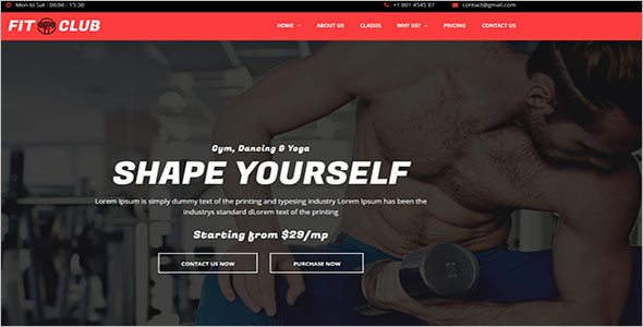 24 Sports Landing Page Templates Free Website Themes