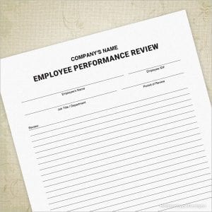 30+ Employee Performance Review Templates Free Word, Excel Formats