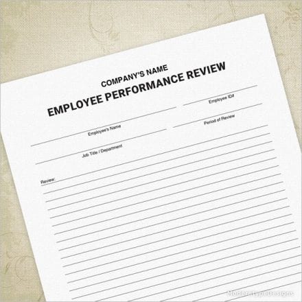 30+ Employee Performance Review Templates Free Word, Excel Formats