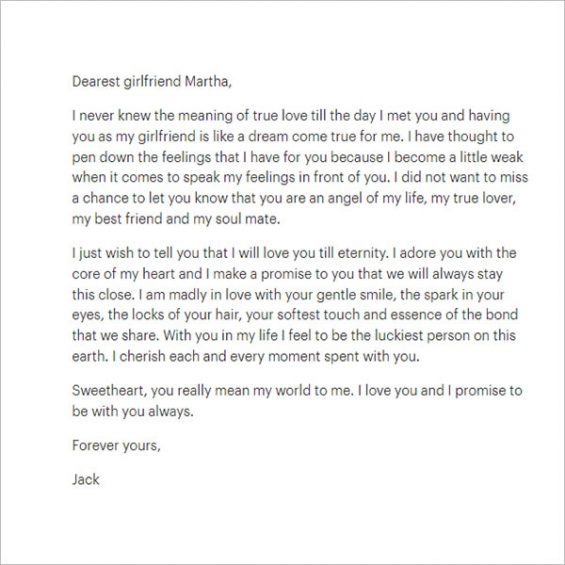 60+ Free Love Letter Templates Word, PDF, Formats Download