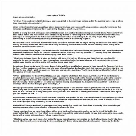 60+ Free Love Letter Templates Word, PDF, Formats Download