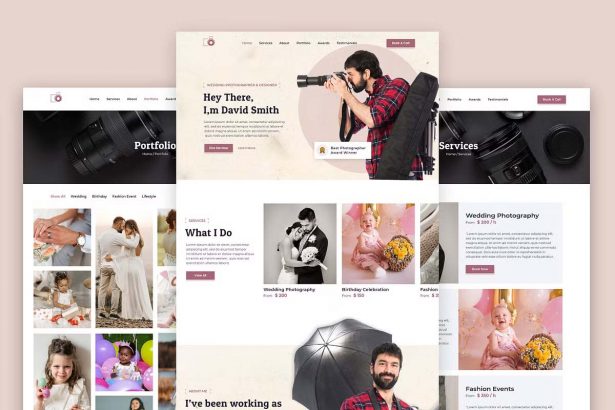 30+ Photography HTML5 Website Templates for Creatives