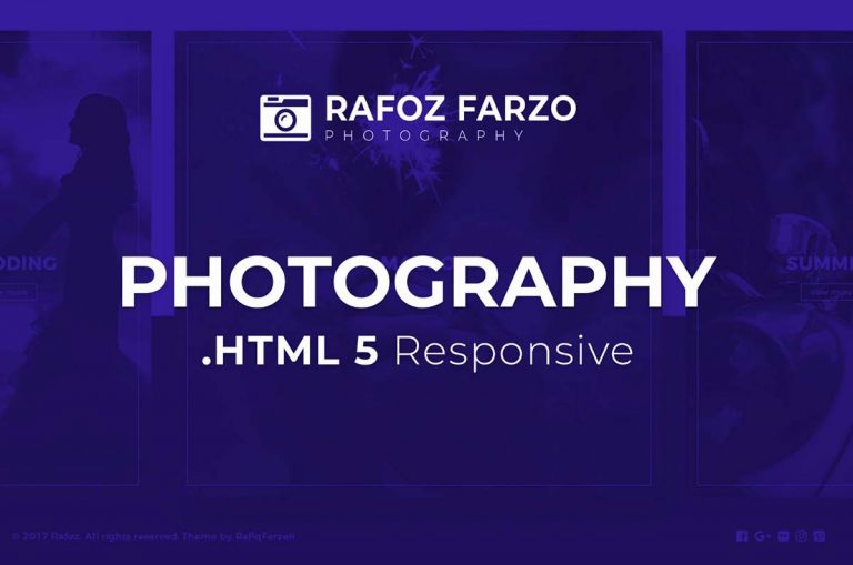 30+ Photography HTML5 Website Templates for Creatives