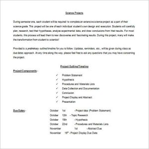 Project Outline Templates - Free Download, DOC,PDF,Excel
