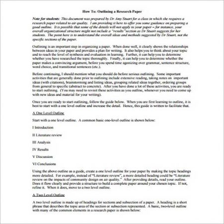 Project Outline Templates - Free Download, DOC,PDF,Excel