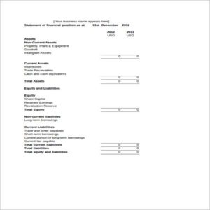 Yearly Income Statement Templates for Easy Tracking