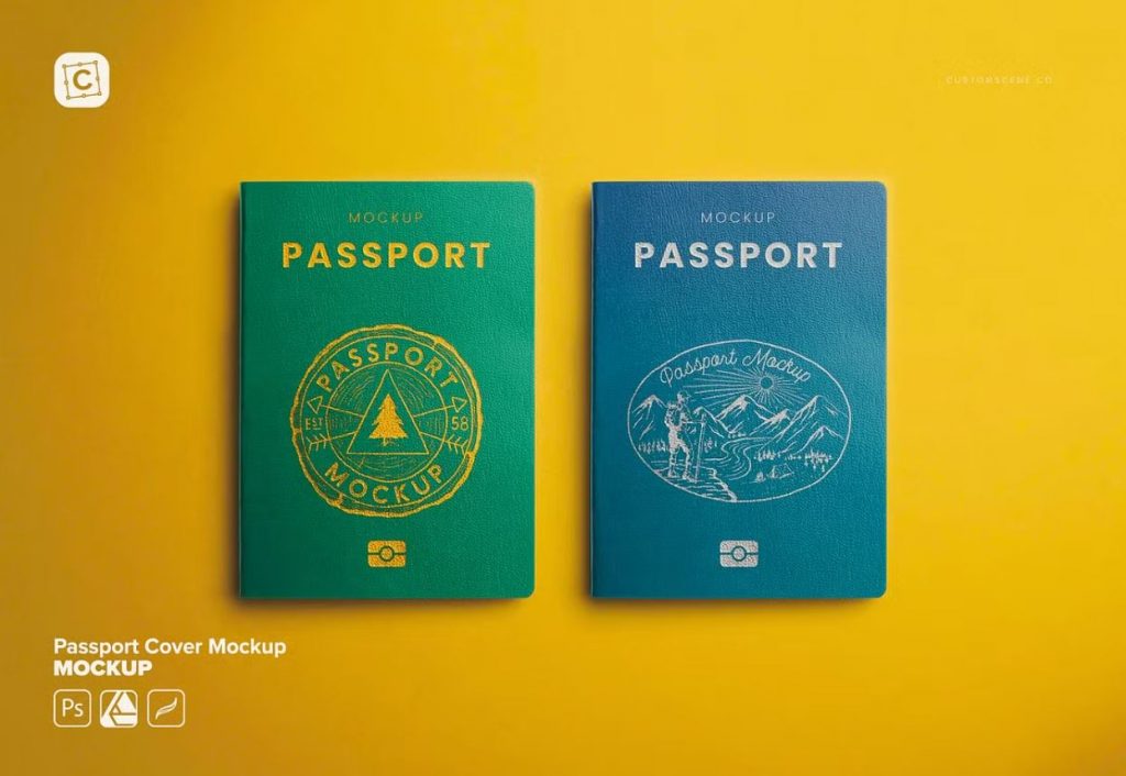 40+ Printable Free Passport Templates PSD, Illustrator Designs
