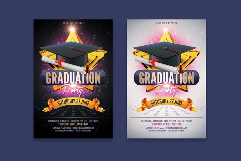 20+ Custom Graduation Party Flyer Templates - Celebrate in Style