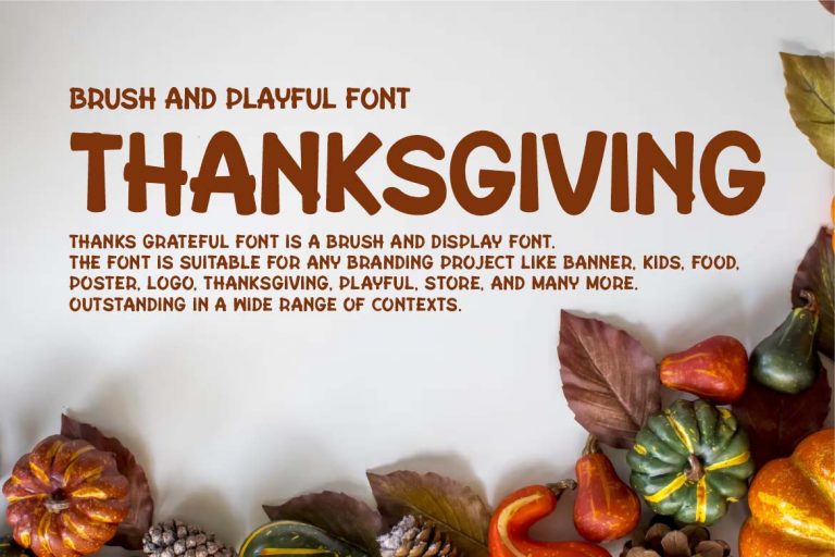 15+ Festive Thanksgiving Fonts for Creative Holiday Designs