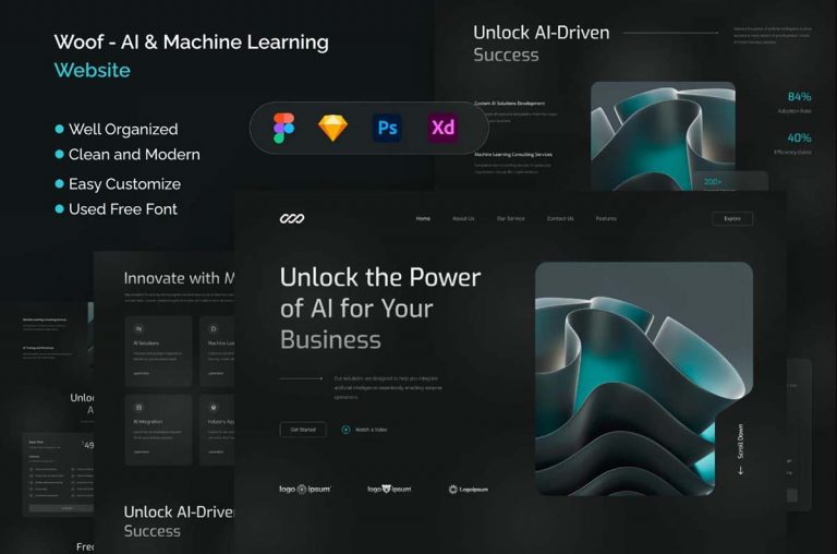 Top 5+ AI & Machine Learning Website UI/UX - Innovative Design Solutions