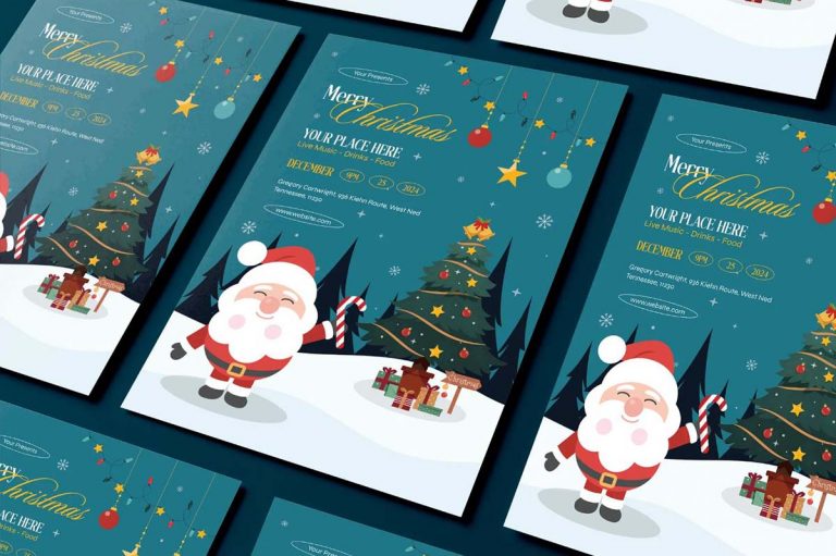 40+ Christmas Flyers Templates | Festive & Creative Holiday Flyer Designs