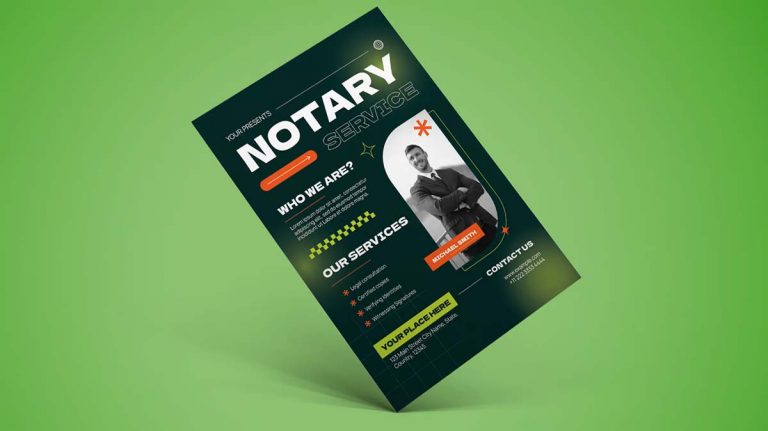 15+ Free Notary Service Flyers Templates - Editable & Printable
