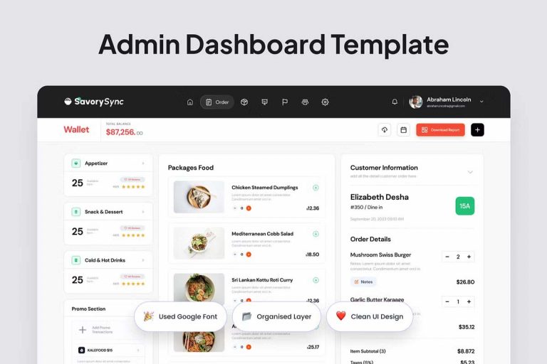 10+ Restaurant Admin Dashboard - Manage Orders & Operations