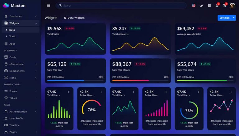 10+ Bootstrap 5 Admin Dashboard Templates – Modern UI
