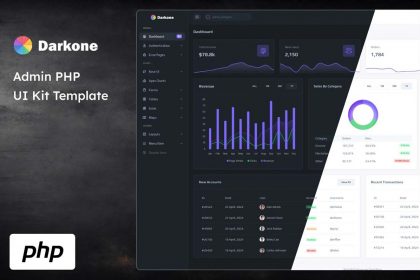 PHP Admin Dashboard Templates – Modern & Responsive