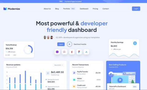 10+ Bootstrap 5 Admin Dashboard Templates – Modern UI
