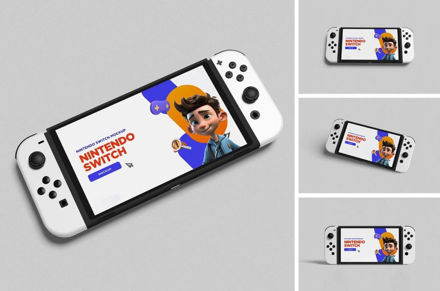 10+ 🎮 Nintendo Switch Mockups – Realistic & High-Quality