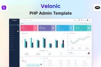 PHP Admin Dashboard Templates – Modern & Responsive