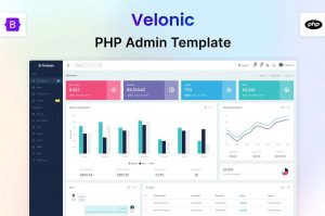 PHP Admin Dashboard Templates – Modern & Responsive
