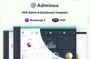 PHP Admin Dashboard Templates – Modern & Responsive